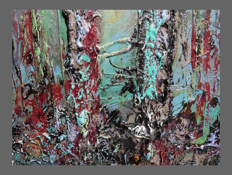 Be Inspired! Abstract Realism Forrest Trees Landscape (SOLD) – Franklin ...