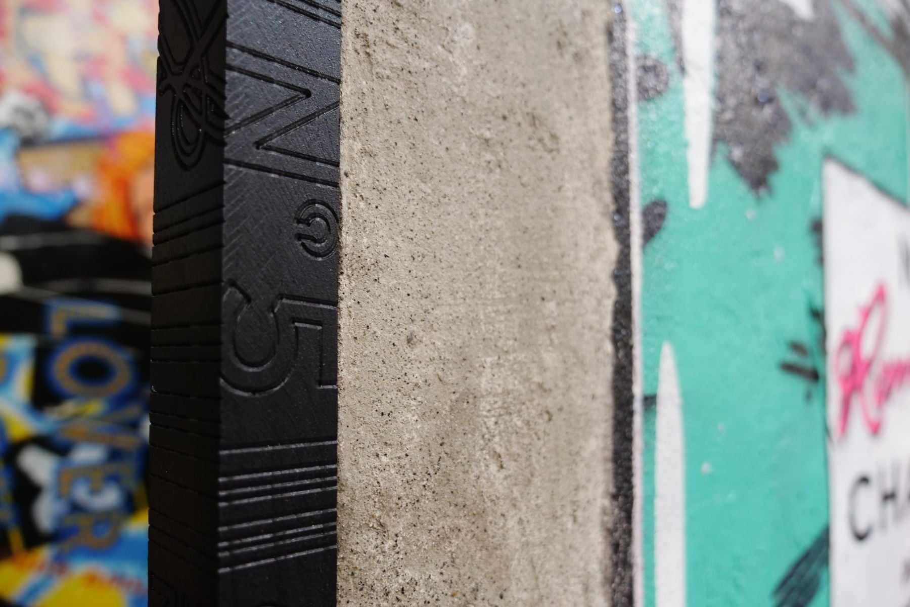 Fluro Romance 120cm x 150cm Industrial Concrete Urban Pop Art Painting ...