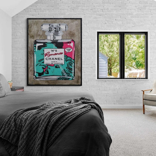 Fluro Romance 120cm x 150cm Industrial Concrete Urban Pop Art Painting ...