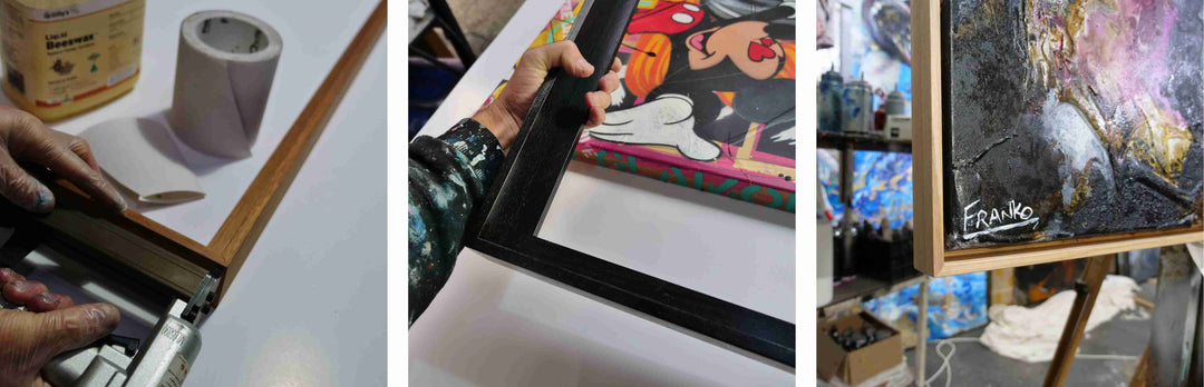 Franko Australian Artist | Abstract and Pop Paintings with Oak Frames ...