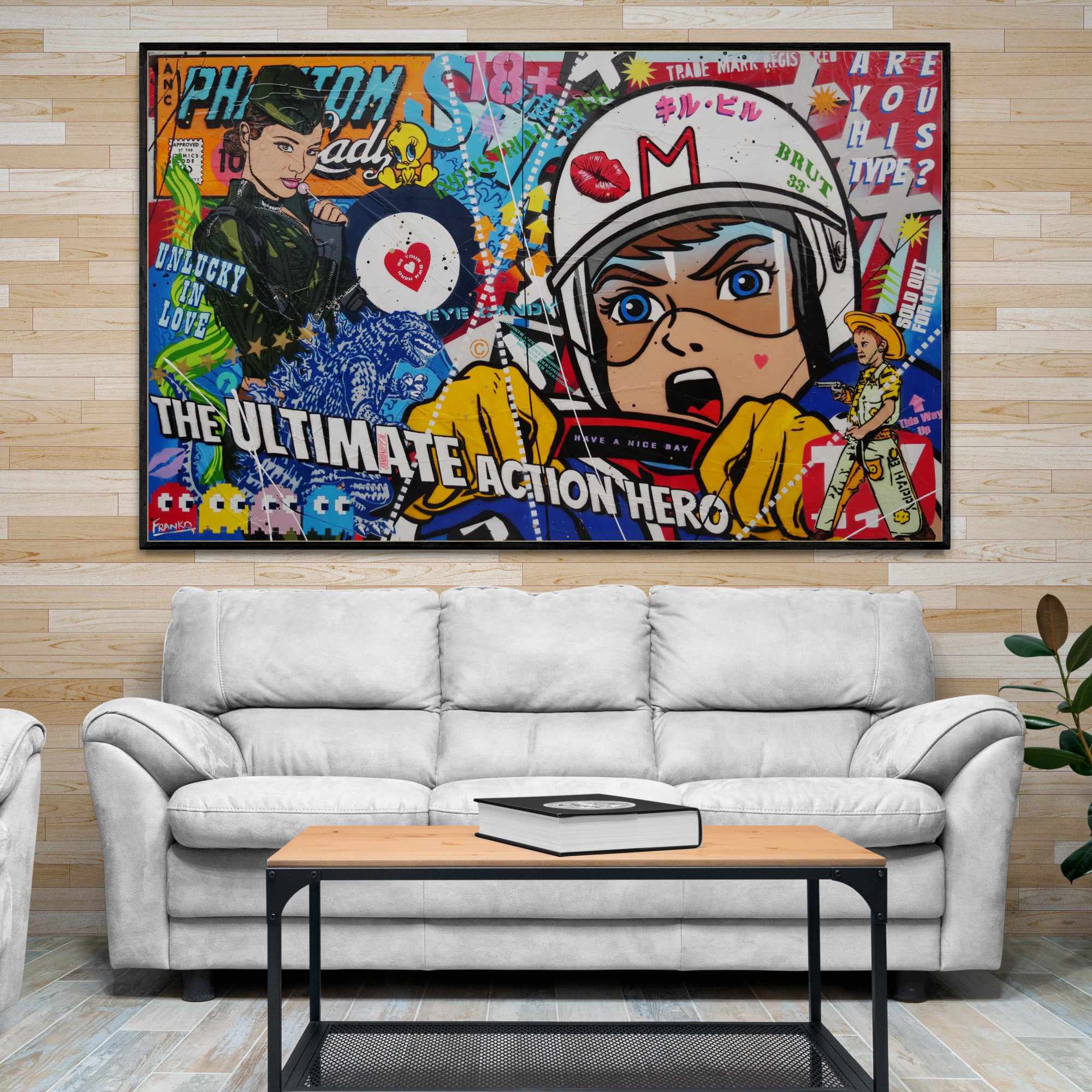 My heart ... 160cm x 100cm Textured Classic Pop Art Painting