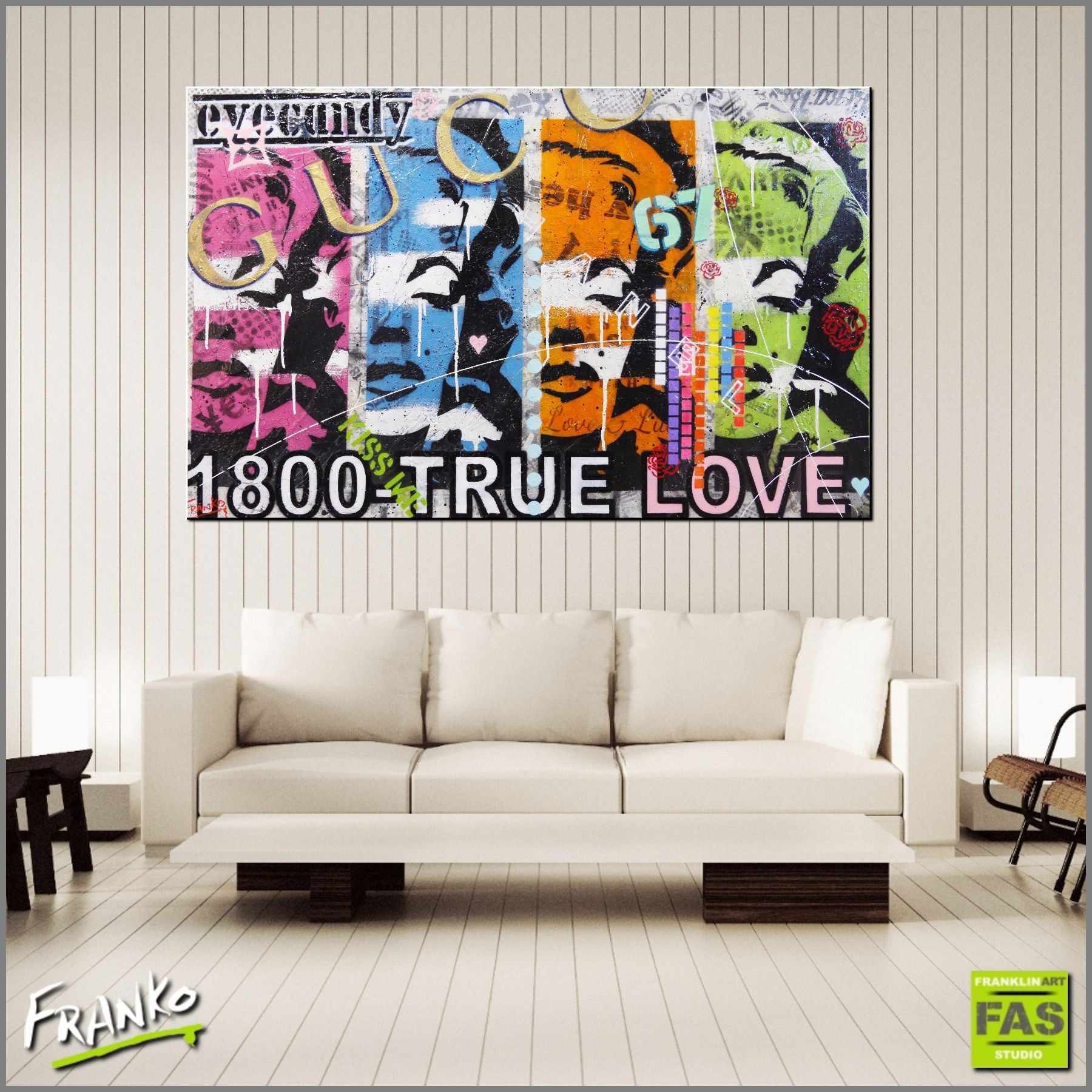 The 4th Face 160cm x 100cm Woman urban pop Painting (SOLD) – Franklin ...