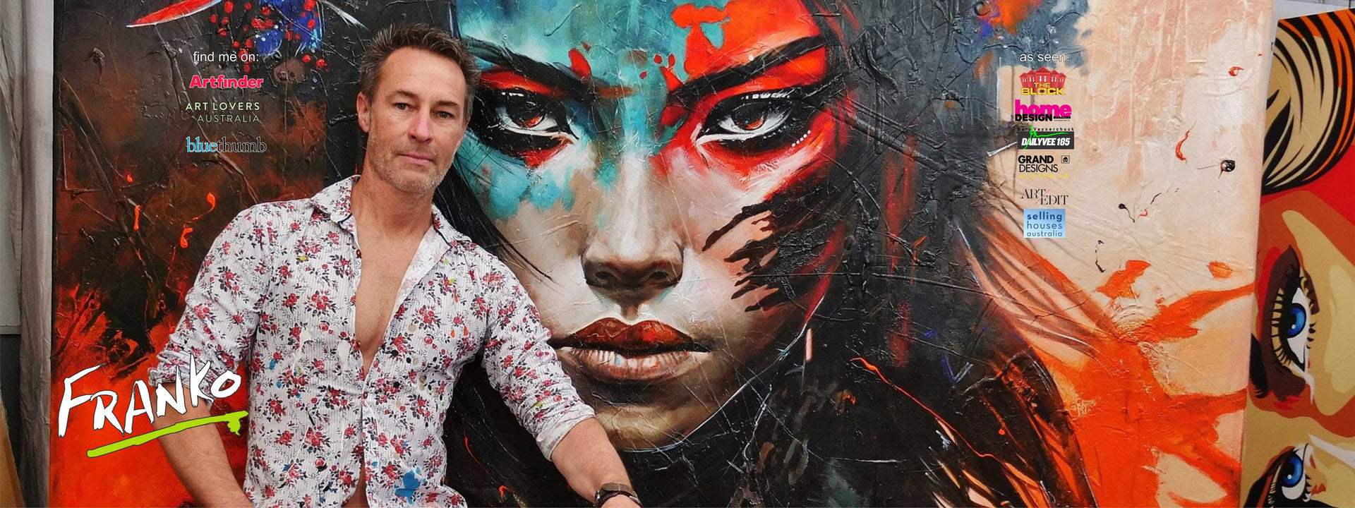 Paintings For Sale | Original Australian Abstract and pop Art | Franko ...